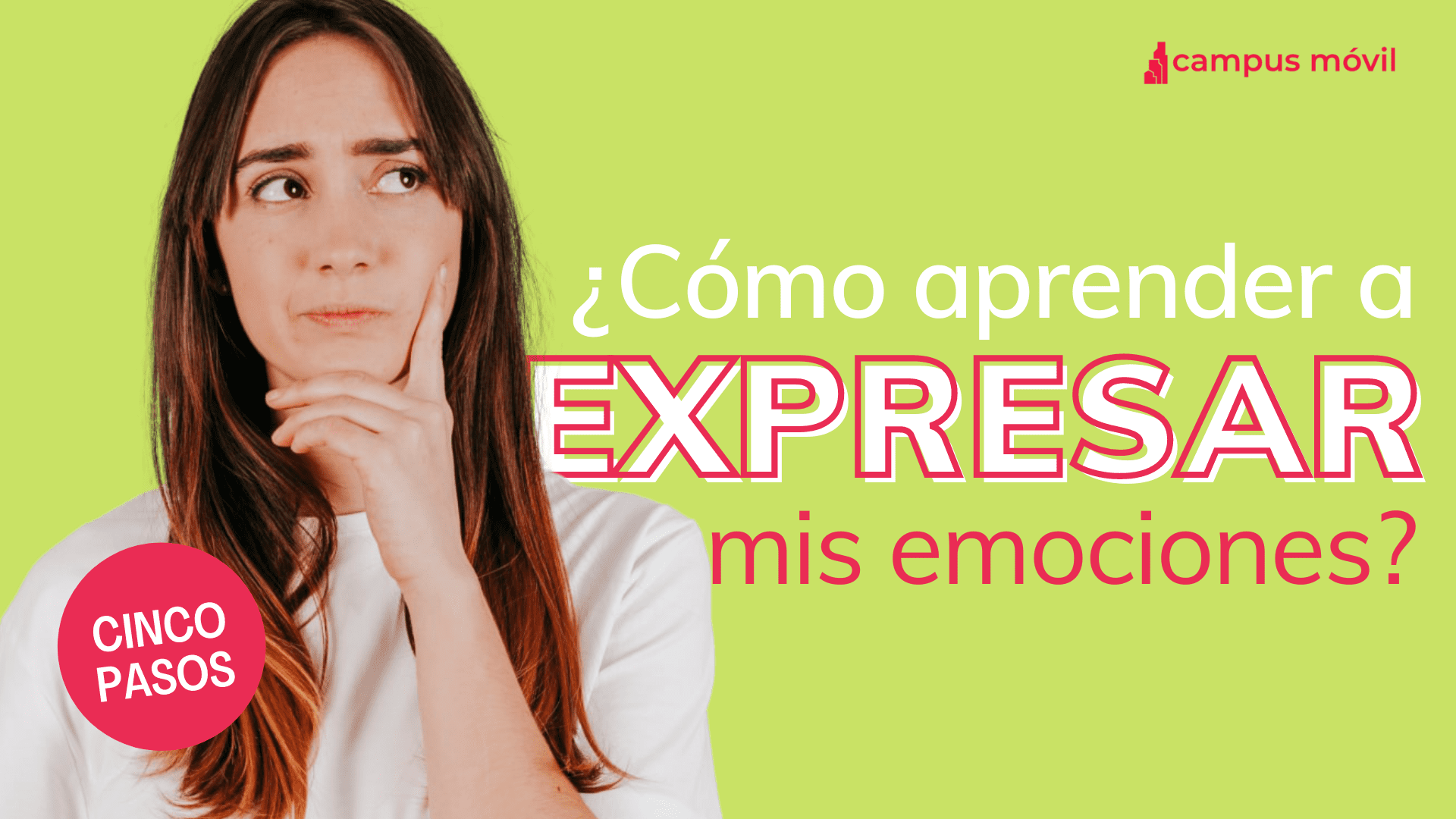 Aprende a expresar tus emociones - Campus Móvil